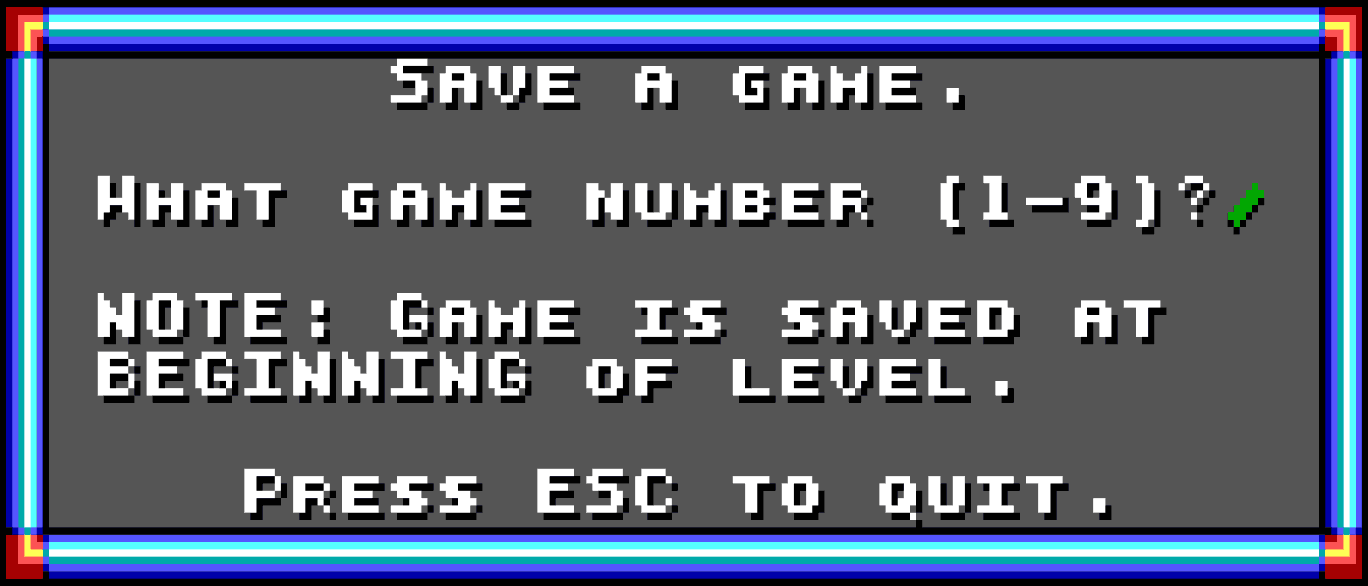 Menu Functions | Cosmodoc